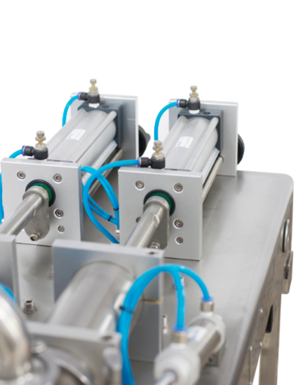 Stand type two heads cosmetic filling machine - Fill2 Package Machinery