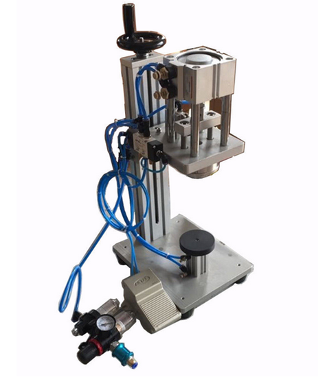 Pneumatic Perfume Crimping Machine Capper Lid Cap Locking Machine ...