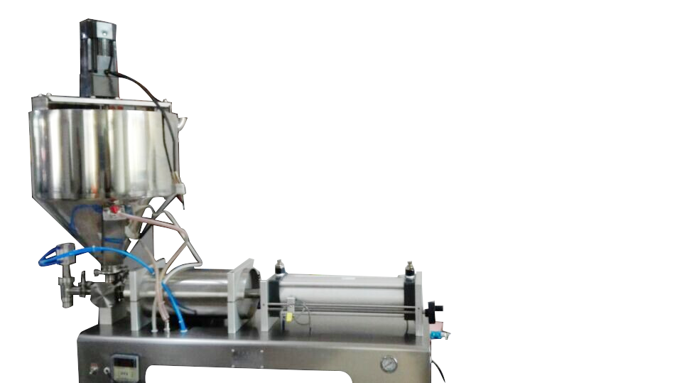 paste filling machine with the heated and mixer hopper 100-1000ml ...